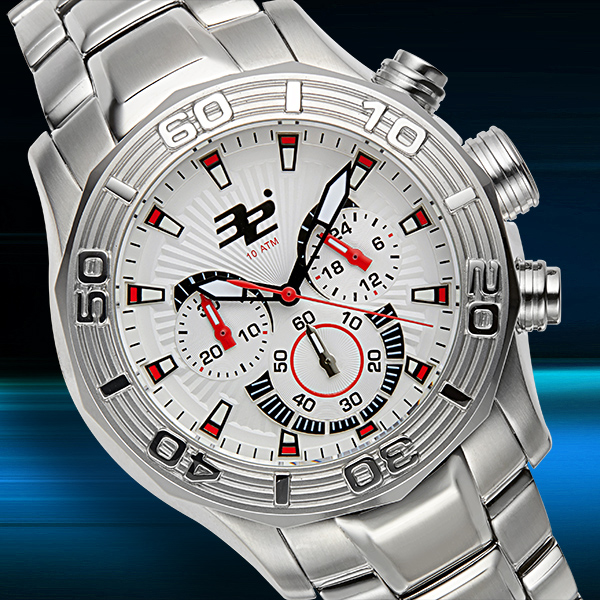 32 Degrees Polar Chronograph Mens Diver Watch | Property Room