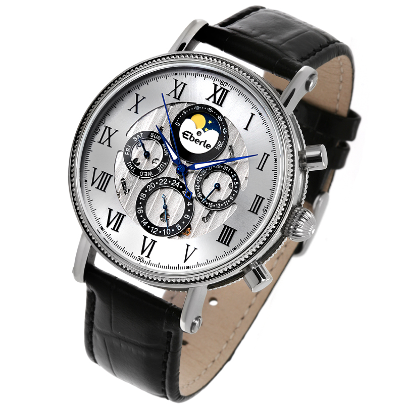 Eberle Mens Automatic Power Reserve Multi-Function Timepiece | Property ...