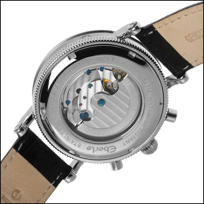 Eberle Mens Automatic Power Reserve Multi-Function Timepiece | Property ...