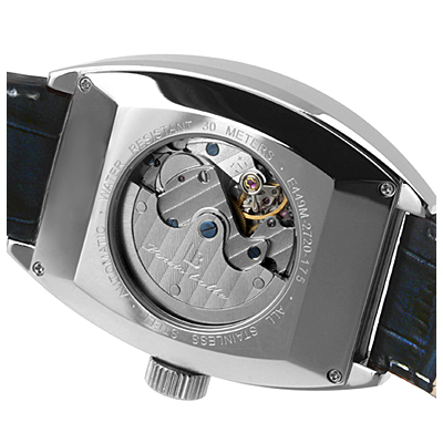 Louis Bolle Gents Hunter Automatic Retrograde Seconds Blue Leather ...