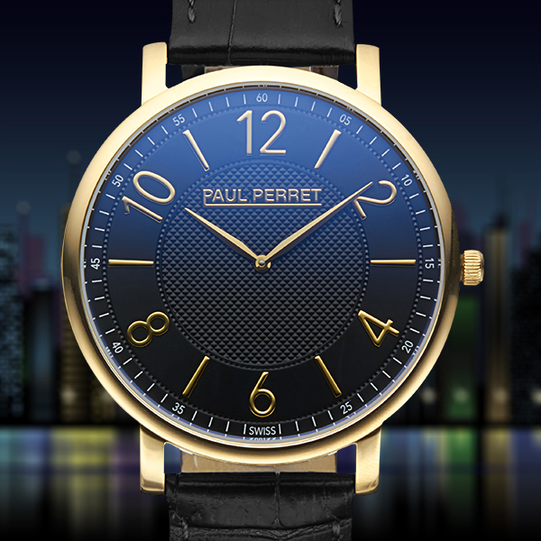 Paul Perret Swiss Leon Mens Watch | Property Room