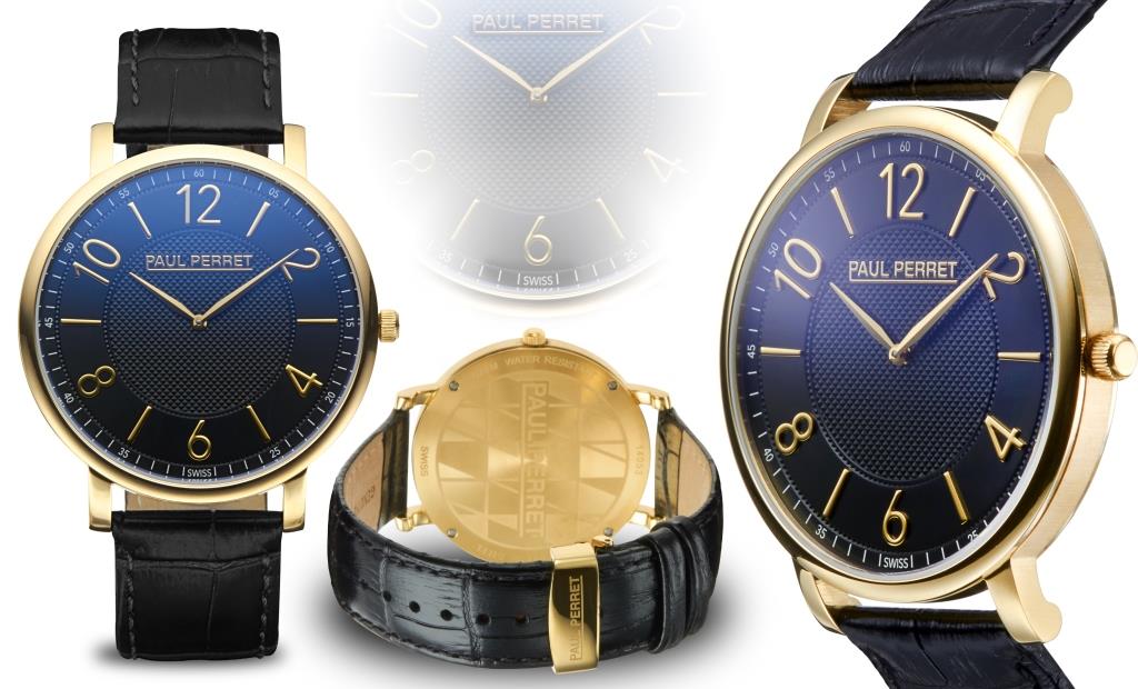 Paul Perret Swiss Leon Mens Watch | Property Room