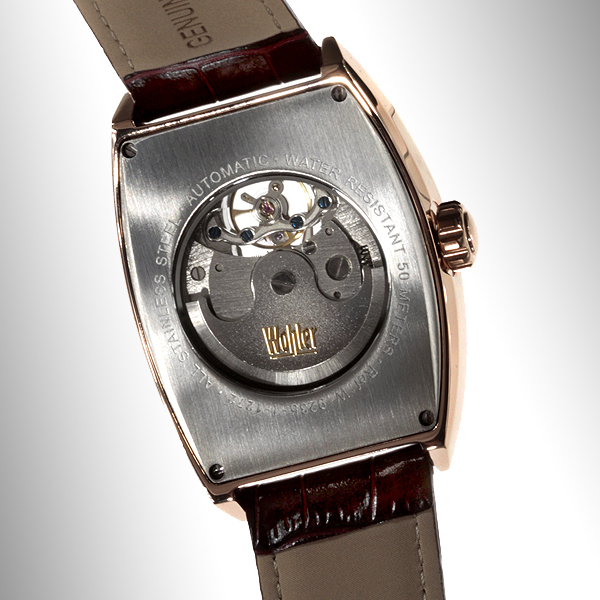 Automatic Multi-Function Brown Leather Strap Gents Watch | Property Room