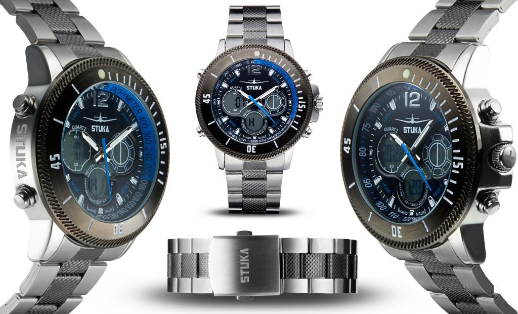 Stuka Ana-Digi Chronograph Mens Watch | Property Room