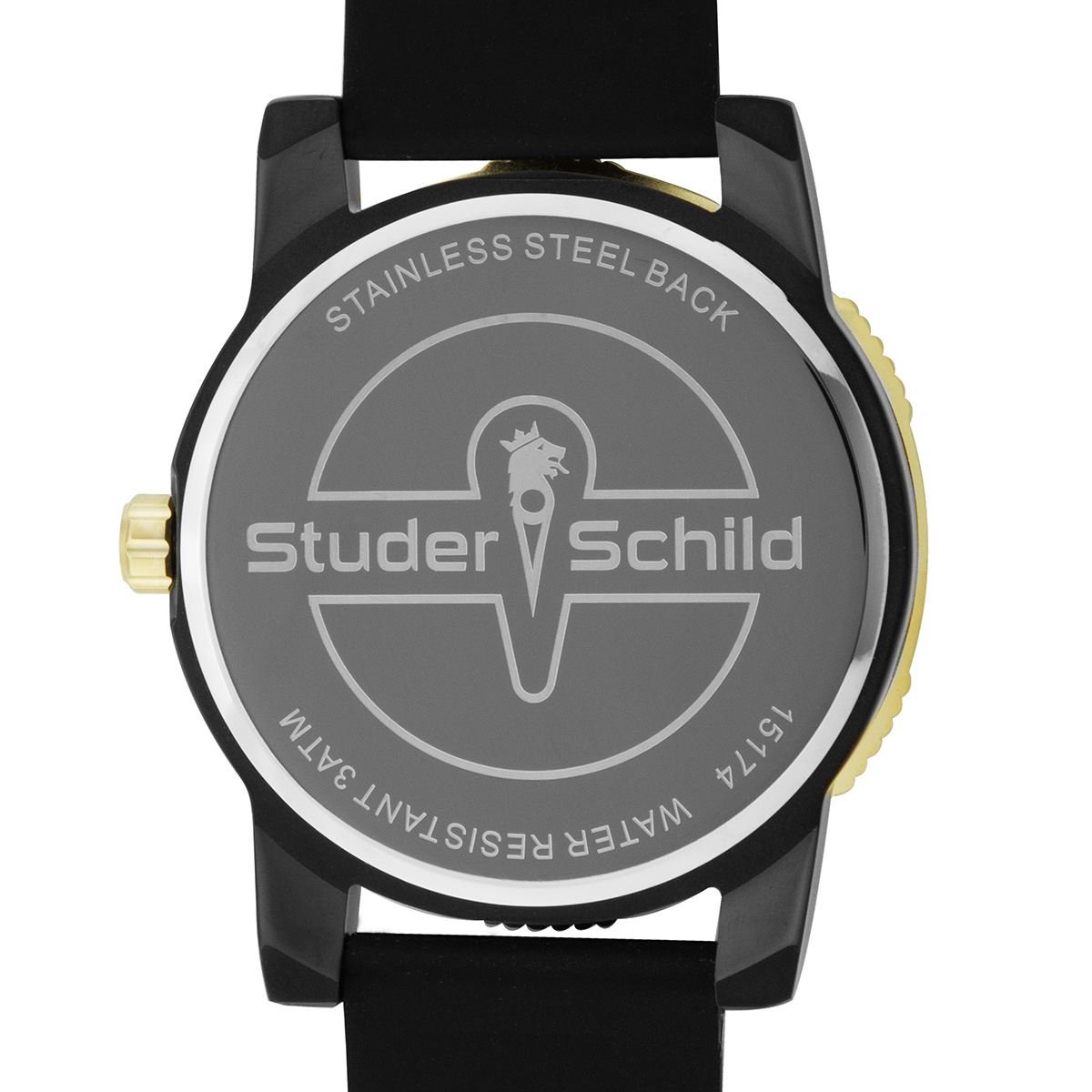 Bold Embossed Bezel Luminescent Marker Men's Watch | Property Room