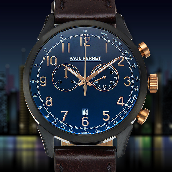 Paul Perret Swiss Chronograph Bosco Mens Watch | Property Room