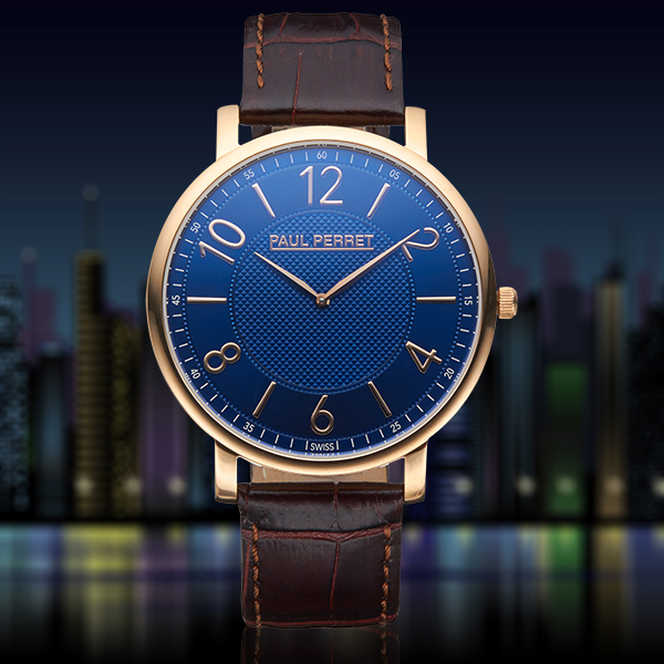 Paul Perret Swiss Leon Mens Watch | Property Room