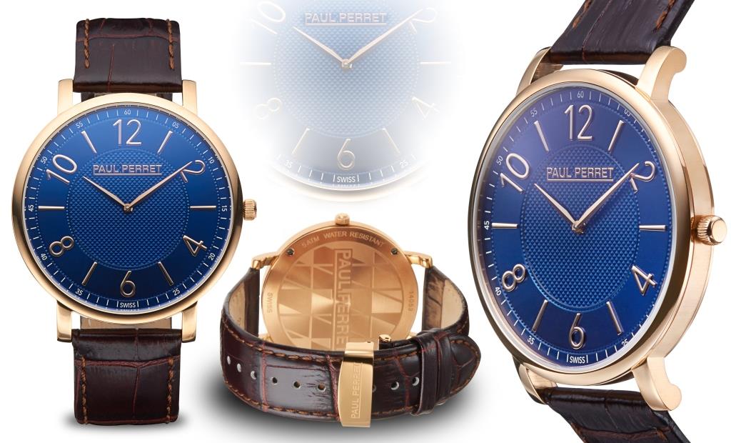 Paul Perret Swiss Leon Mens Watch | Property Room