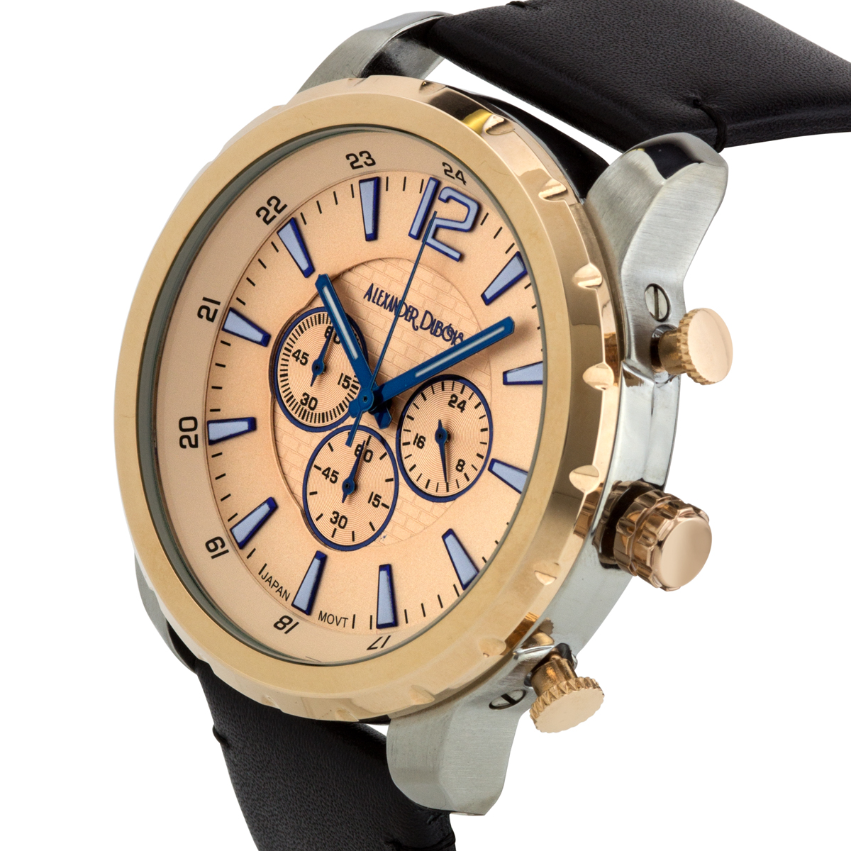 Alexander Dubois Margaux Men's Watch Multi-Textured and Layered Dial ...