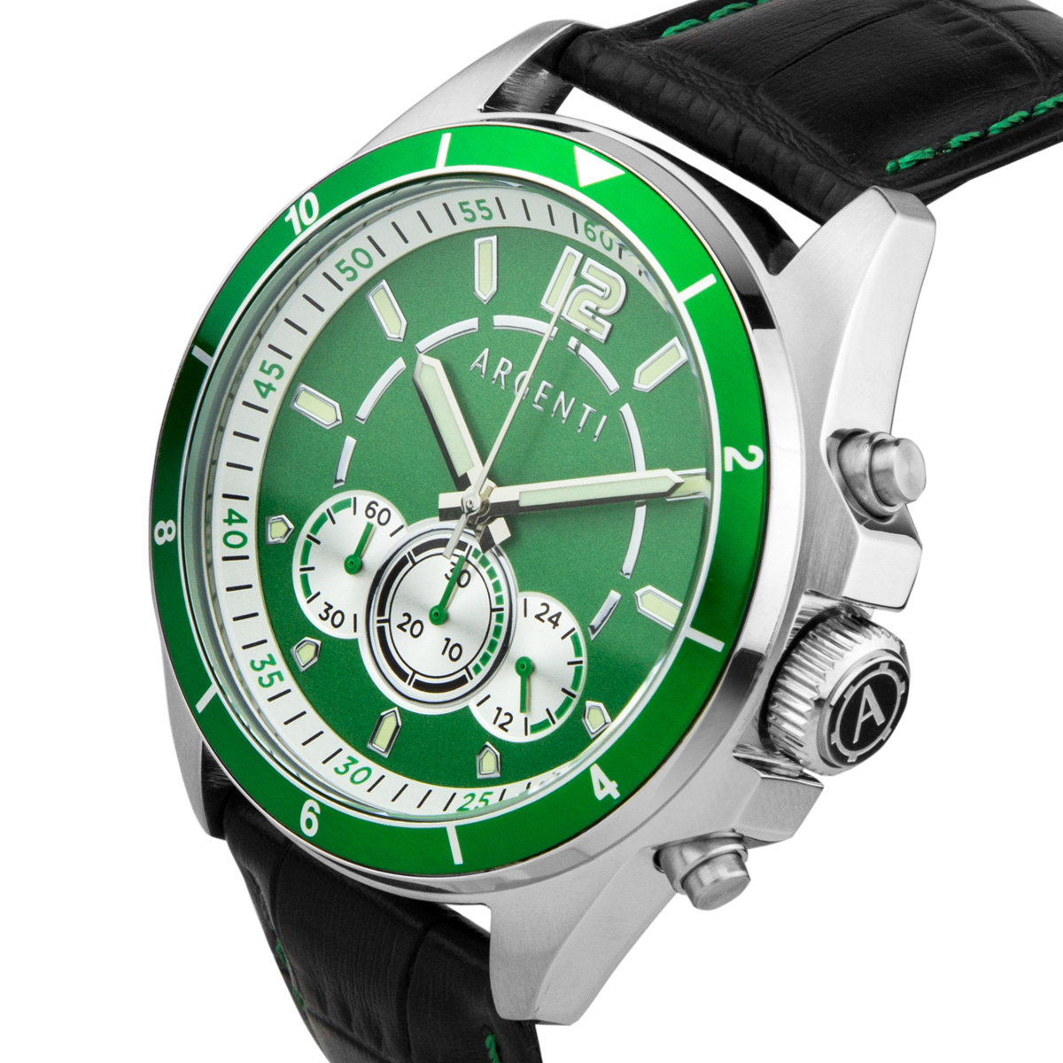 Argenti Atelier Men's Racing Style Chronograph Watch. Miyota JS50 ...