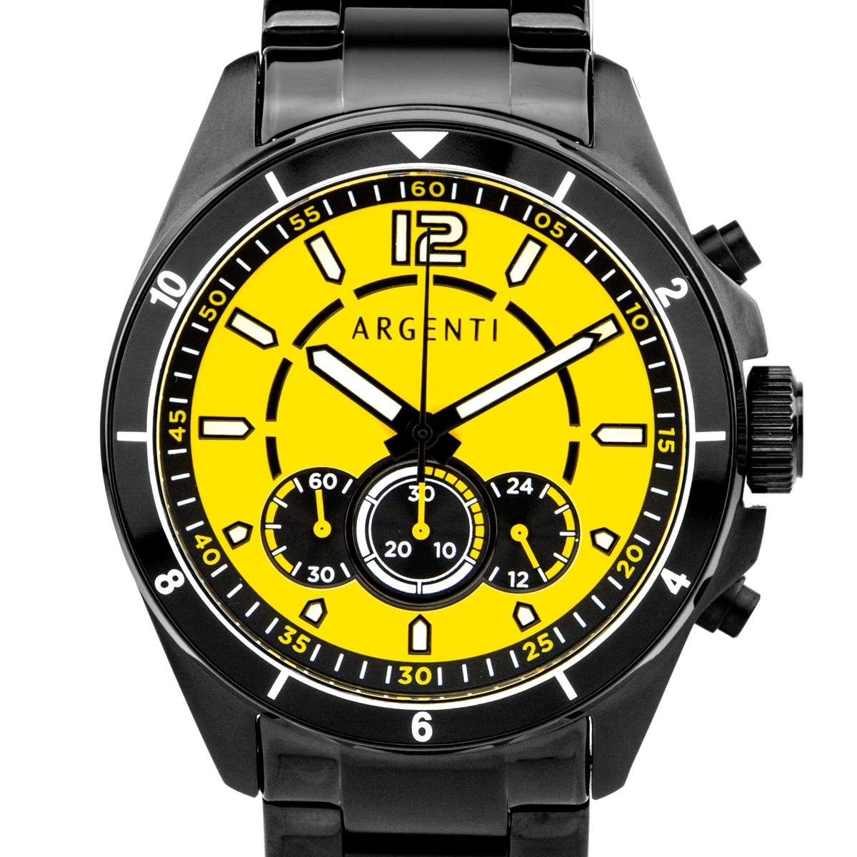 Argenti Atelier Men's Racing Style Chronograph Watch. Miyota JS50 ...