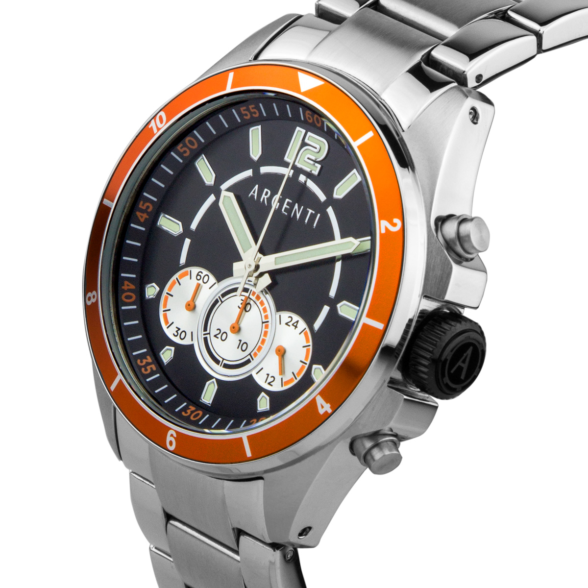 Argenti Atelier Men's Racing Style Chronograph Watch. Miyota JS50 ...