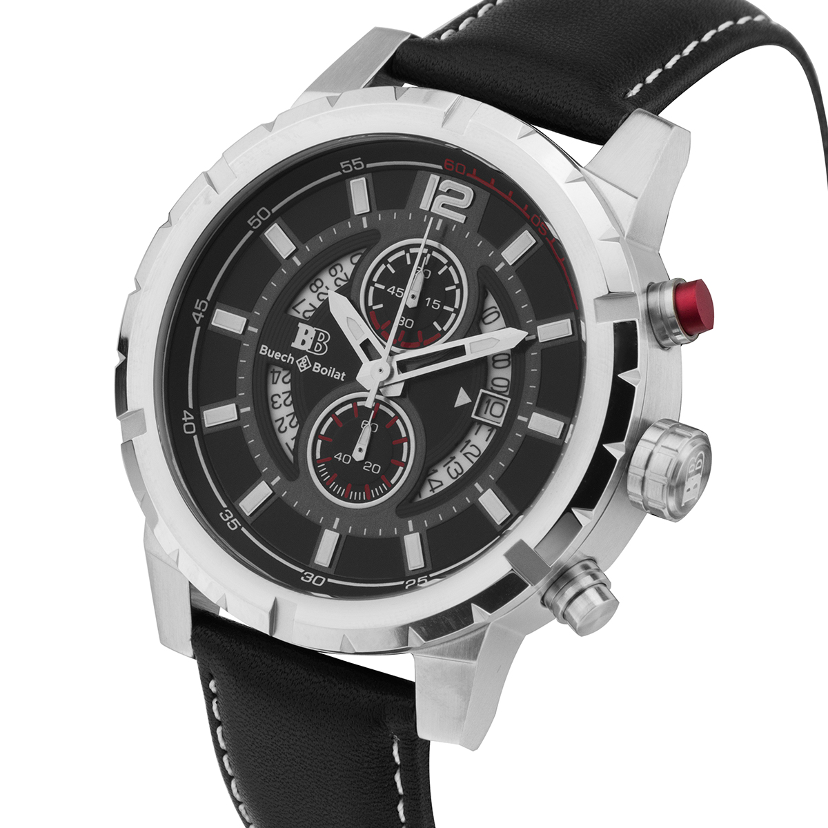Buech & Boilat Beaumont Trophy Men's classically styled chronograph ...
