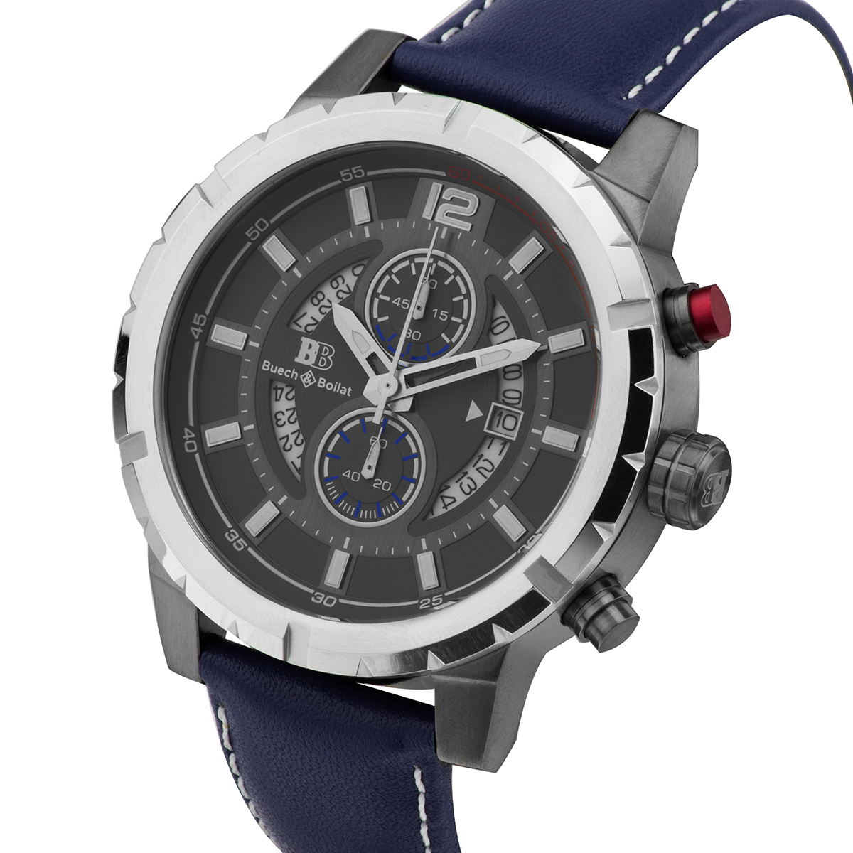Buech & Boilat Beaumont Trophy Men's classically styled chronograph ...