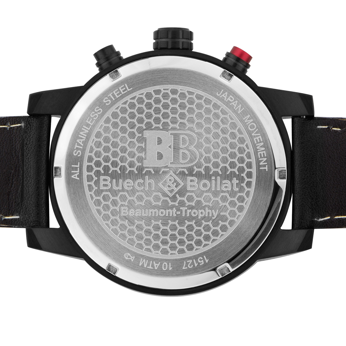 Buech & Boilat Beaumont Trophy Men's classically styled chronograph ...