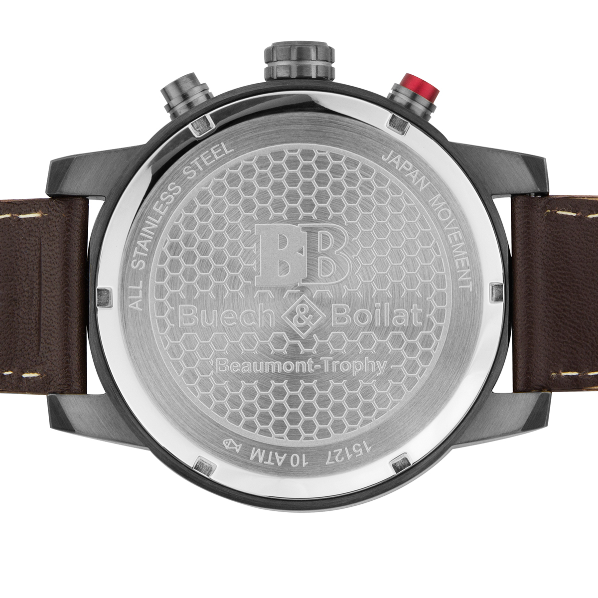 Buech & Boilat Beaumont Trophy Men's classically styled chronograph ...