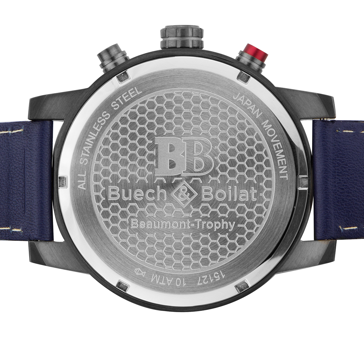 Buech & Boilat Beaumont Trophy Men's classically styled chronograph ...