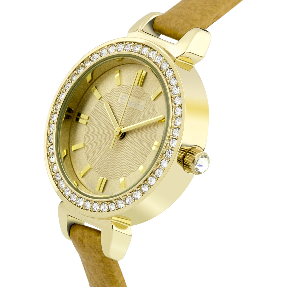 Classic Crystal Studded Bezel Ladies Watch | Property Room