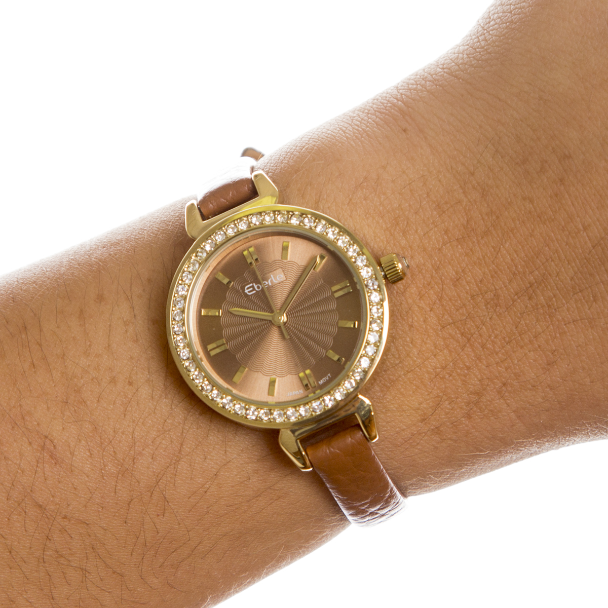 Classic Crystal Studded Bezel Ladies Watch | Property Room