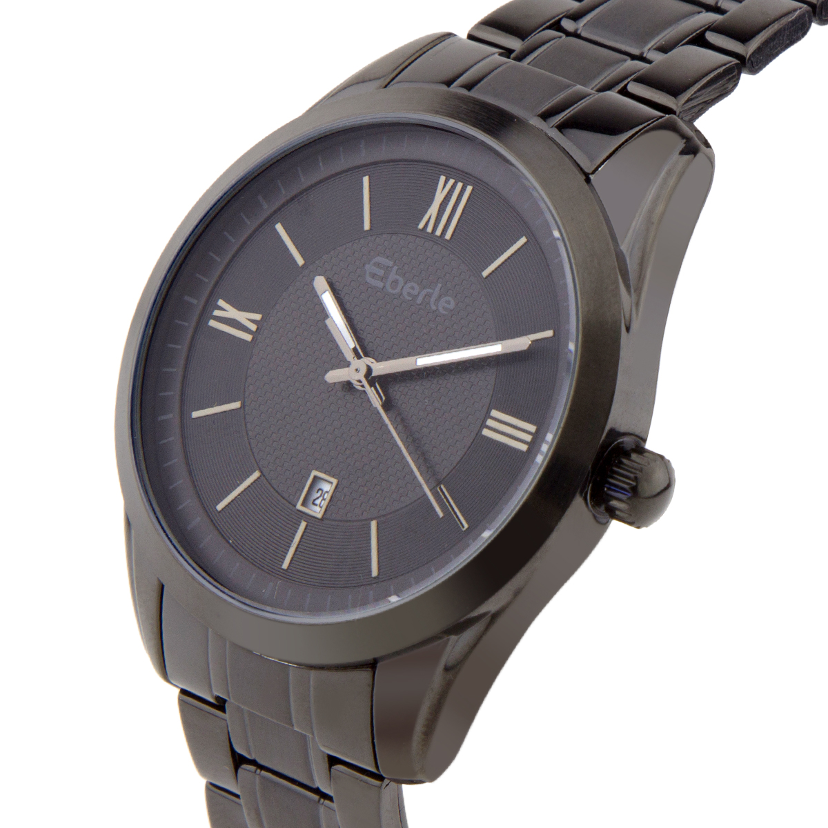 Eberle Dormer Men's classic dress watch, vintage style dial, Miyota ...