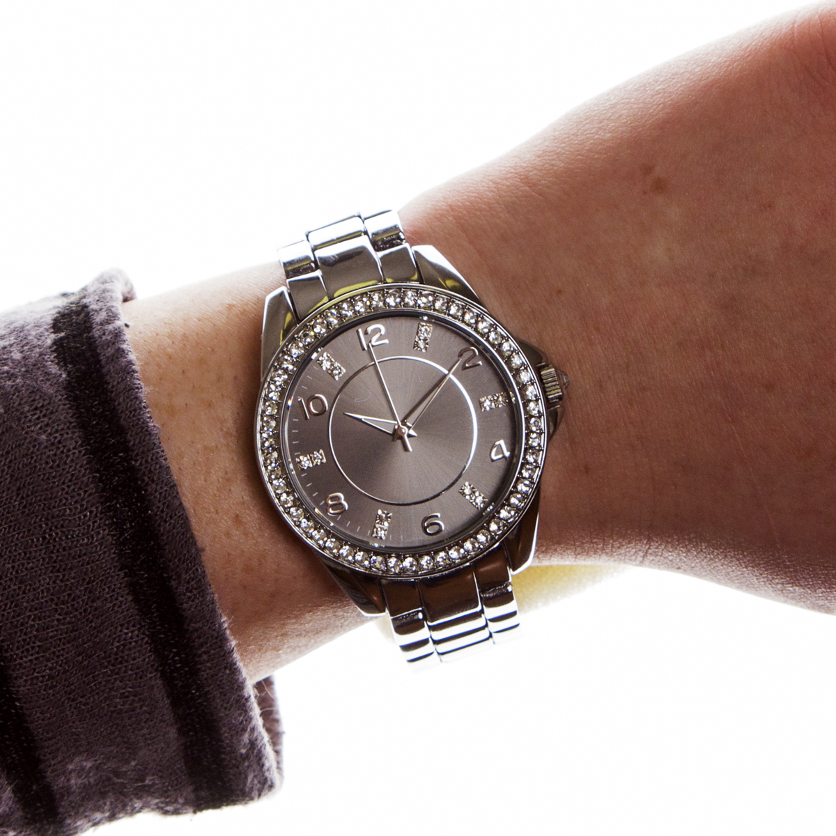 Elegant Crystal Bezel Ladies Watch | Property Room