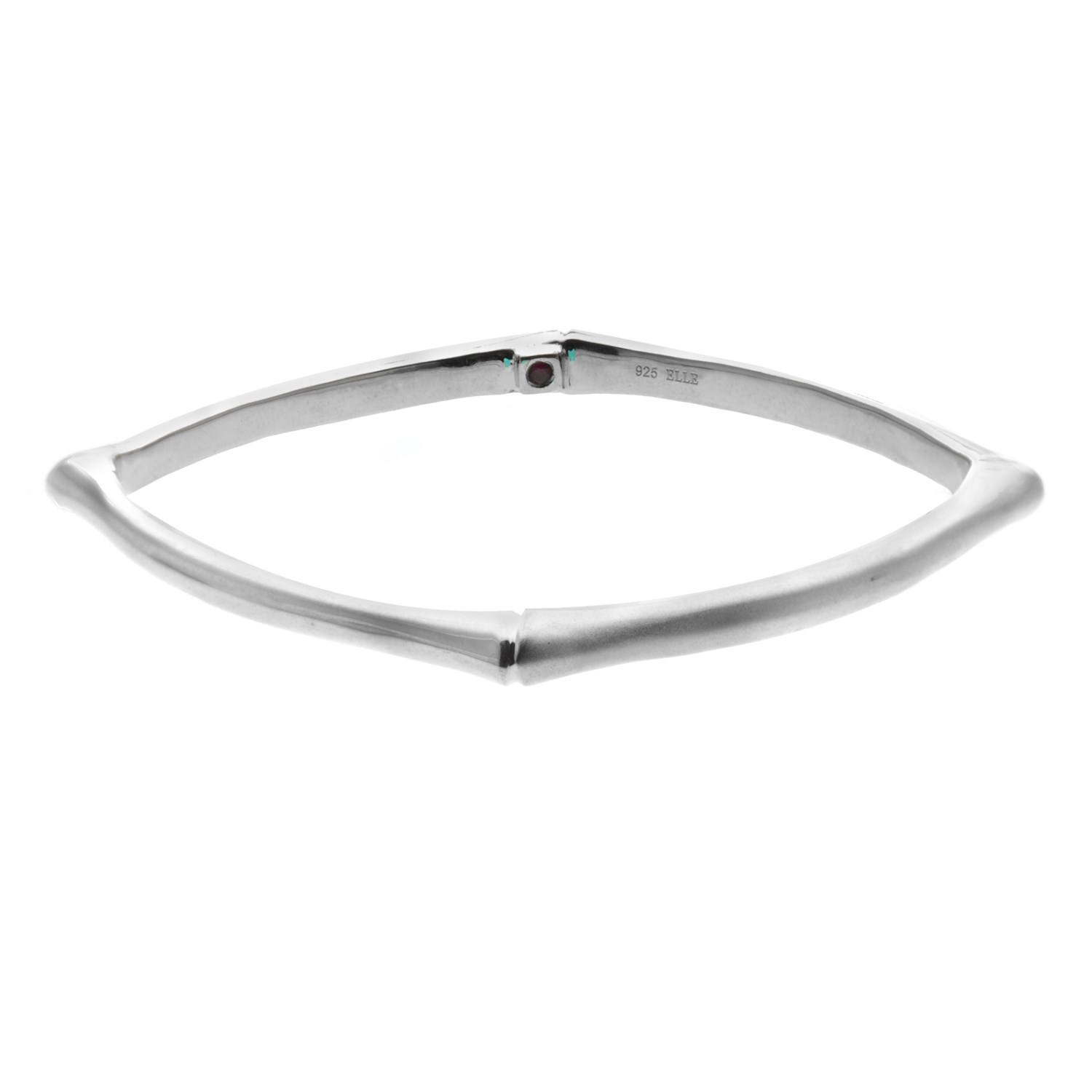 Elle Sterling Silver Square Bangle | Property Room