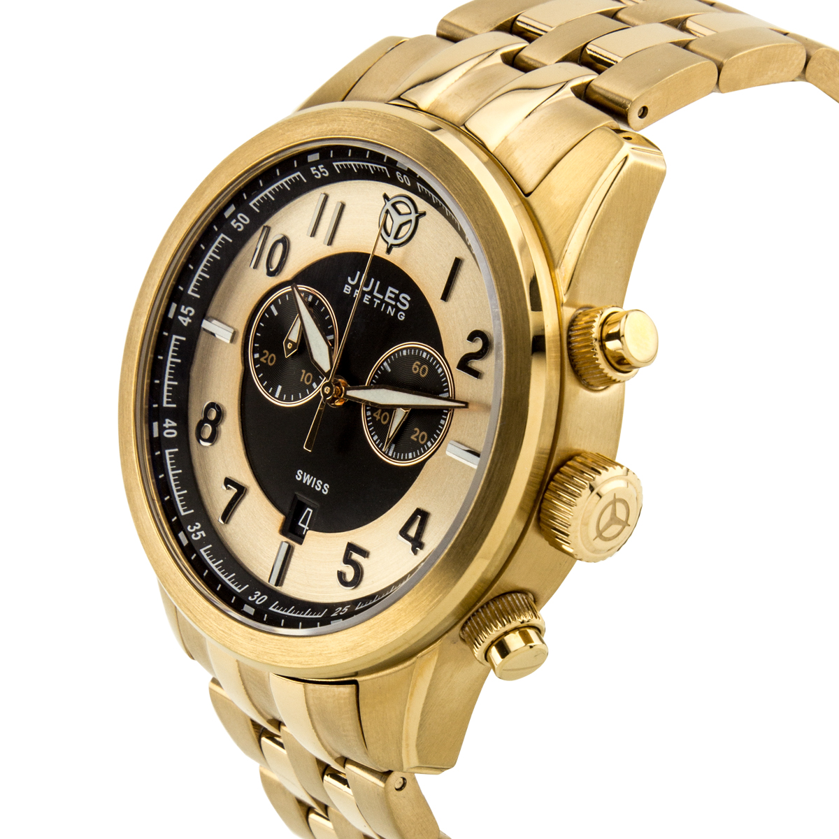 Jules Breting Geidi Prime men's Swiss quartz chronograph, sapphire ...