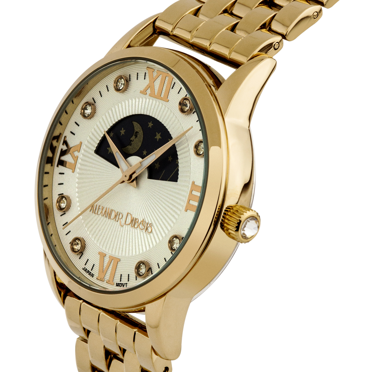 Luxury Moon Phase Dial Ladies Watch | Property Room