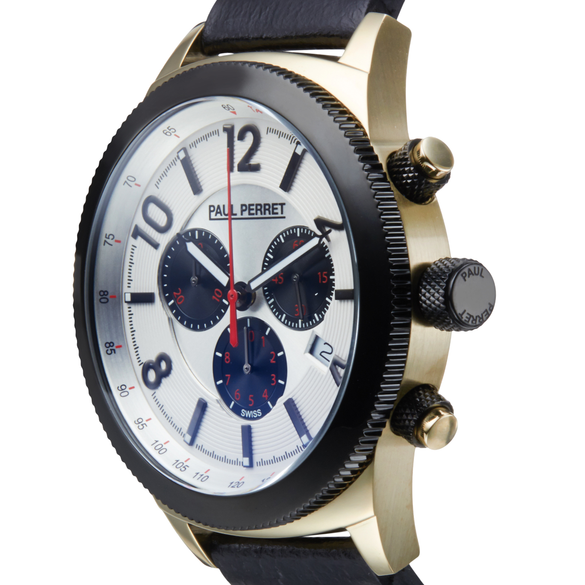 Paul Perret Swiss Chronograph Gaston Mens Watch | Property Room