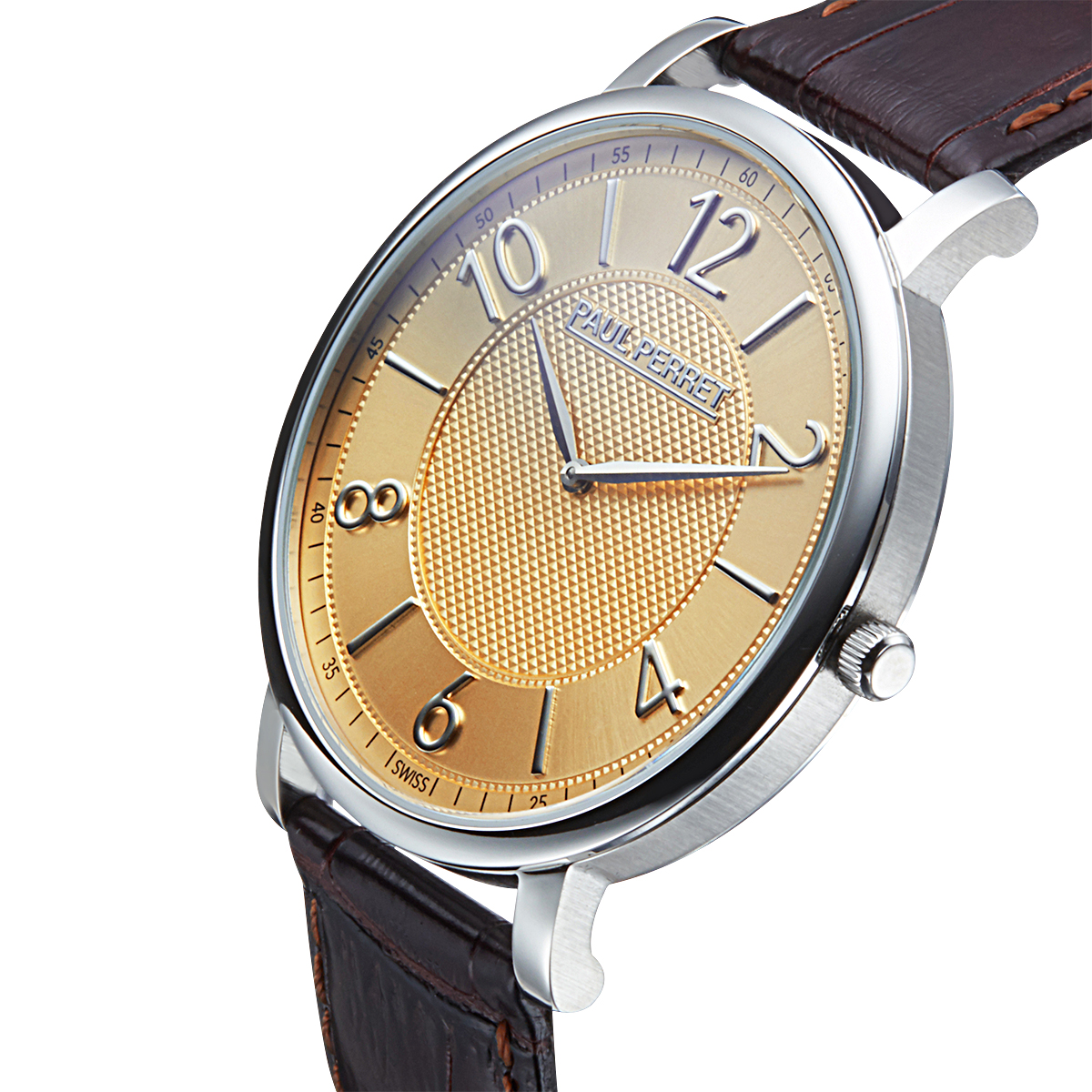 Paul Perret Swiss Leon Mens Watch | Property Room