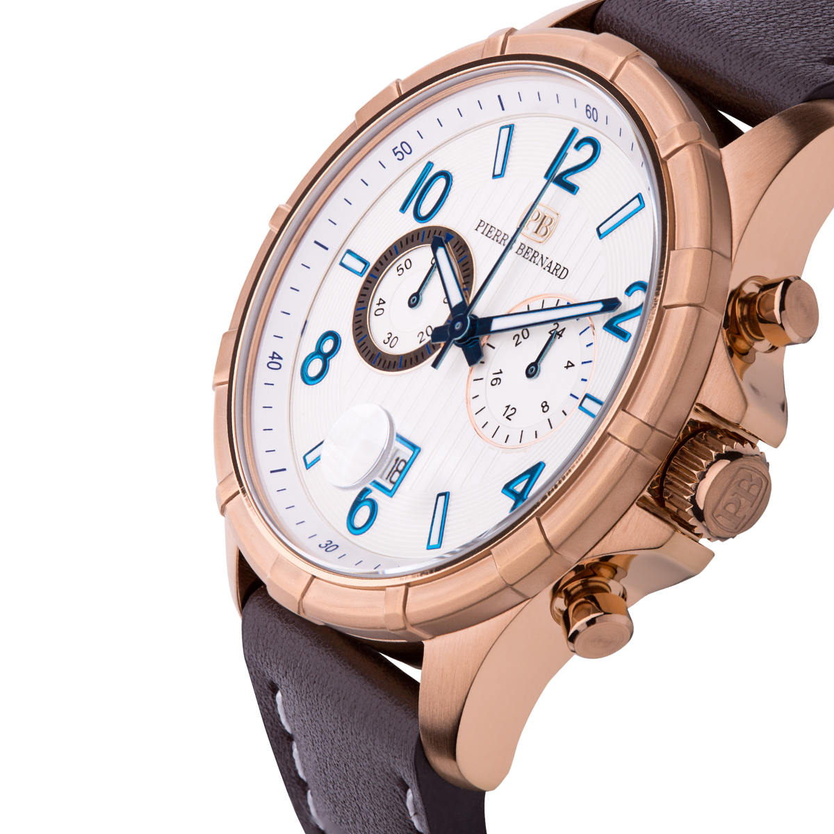 Pierre Bernard Arcturian Chronograph Men's Watch Multi-Layer Textured ...