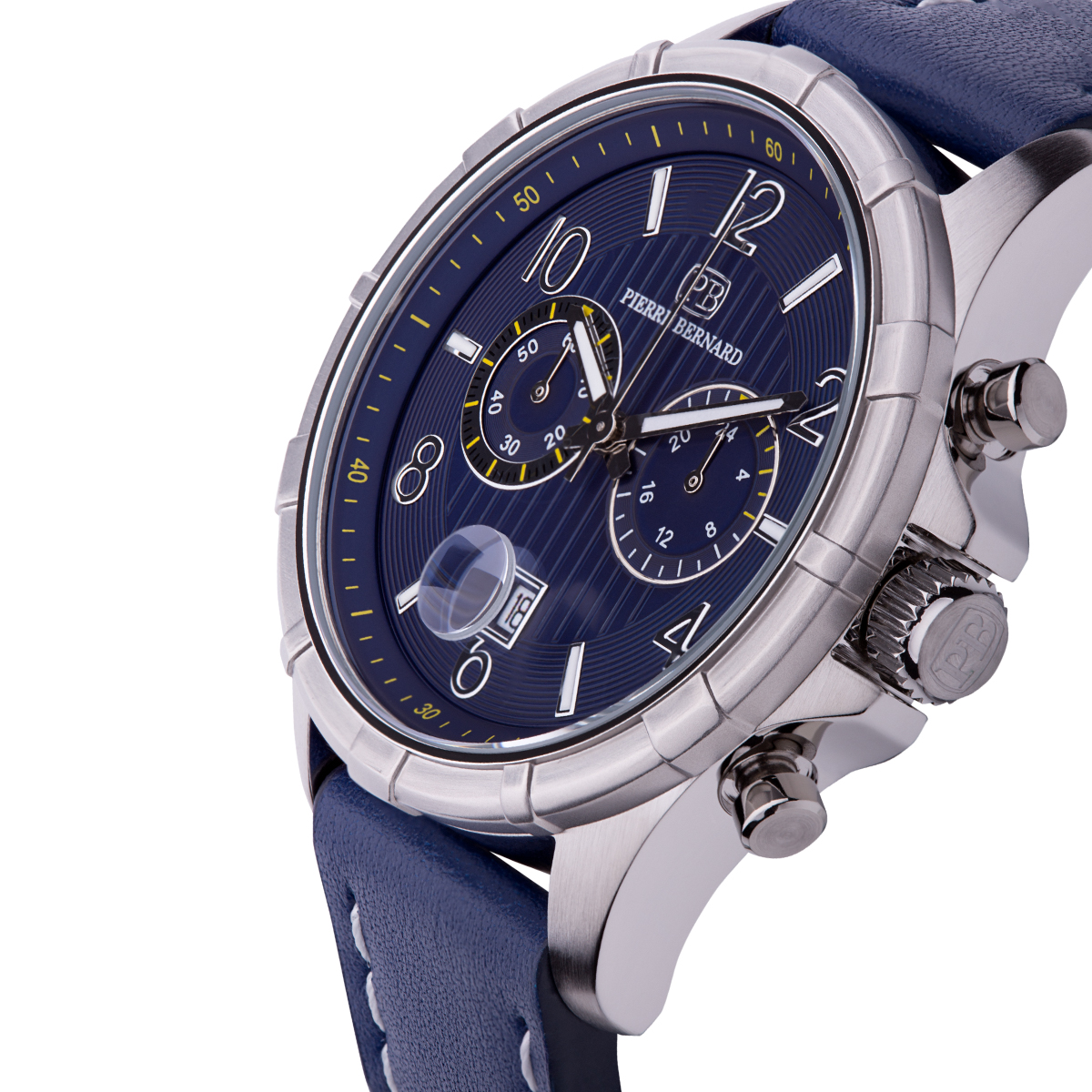 Pierre Bernard Arcturian Chronograph Men's Watch Multi-Layer Textured ...