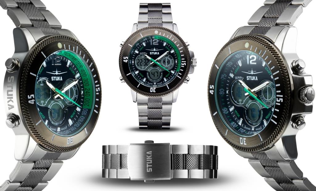 Stuka Ana-Digi Chronograph Mens Watch | Property Room