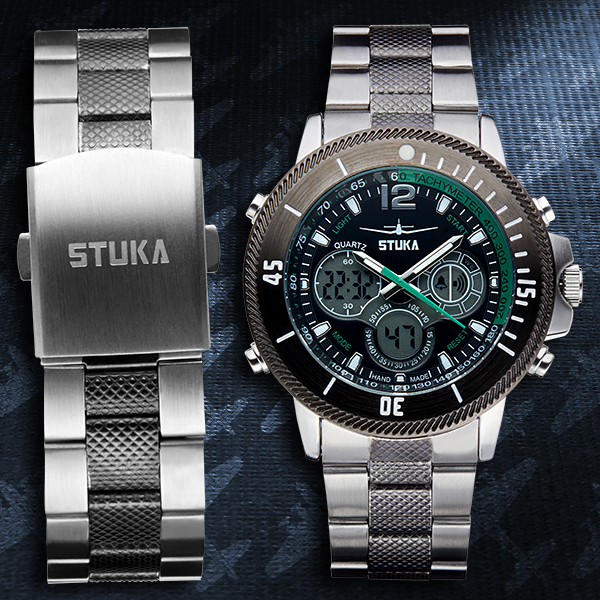 Stuka Ana-Digi Chronograph Mens Watch | Property Room