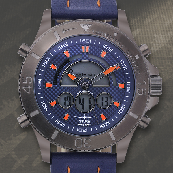 Stuka Diver Mens Ana-Digi Watch | Property Room