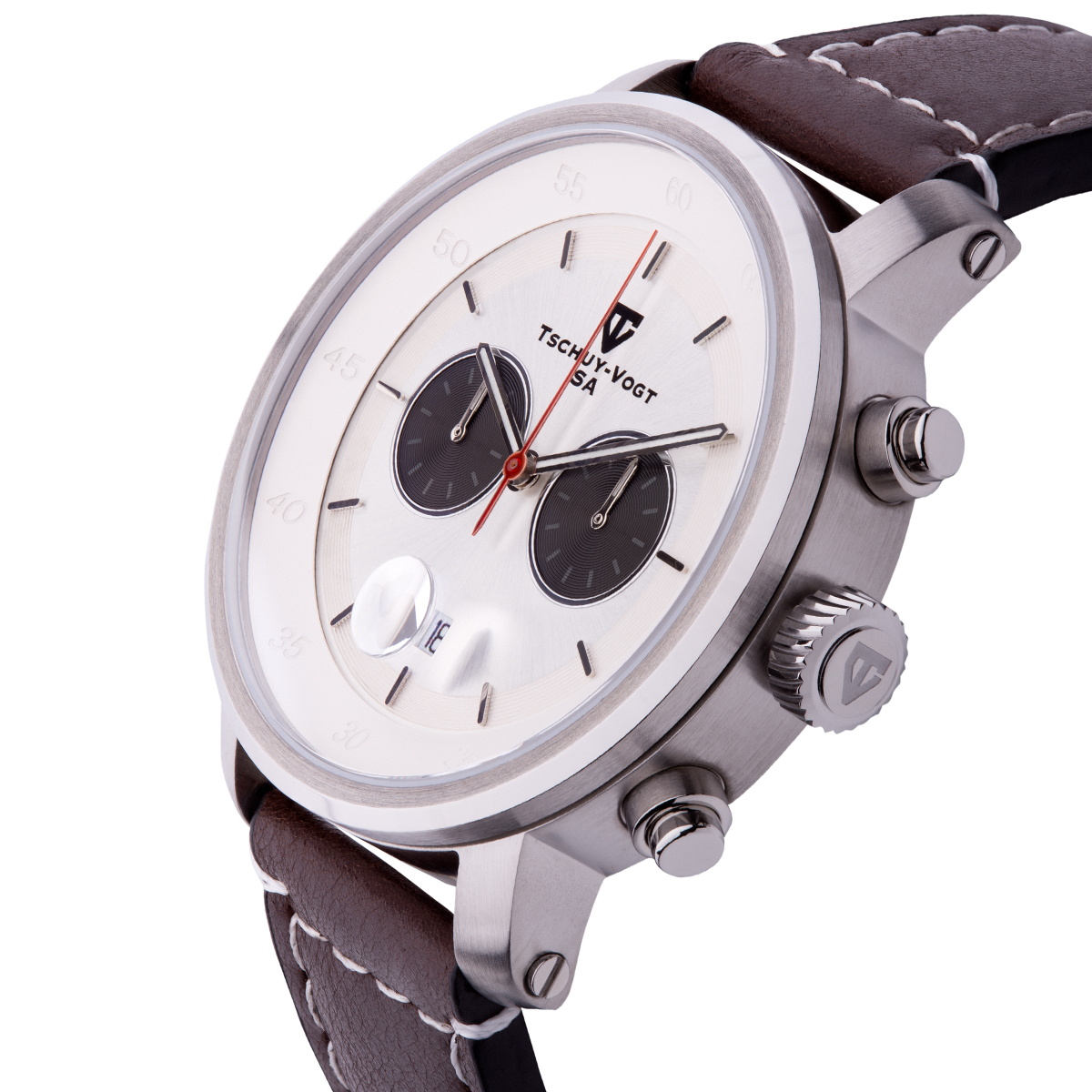 Tschuy-Vogt A20 Havoc Men's Swiss Chronograph Watch 44mm Case Sapphire ...