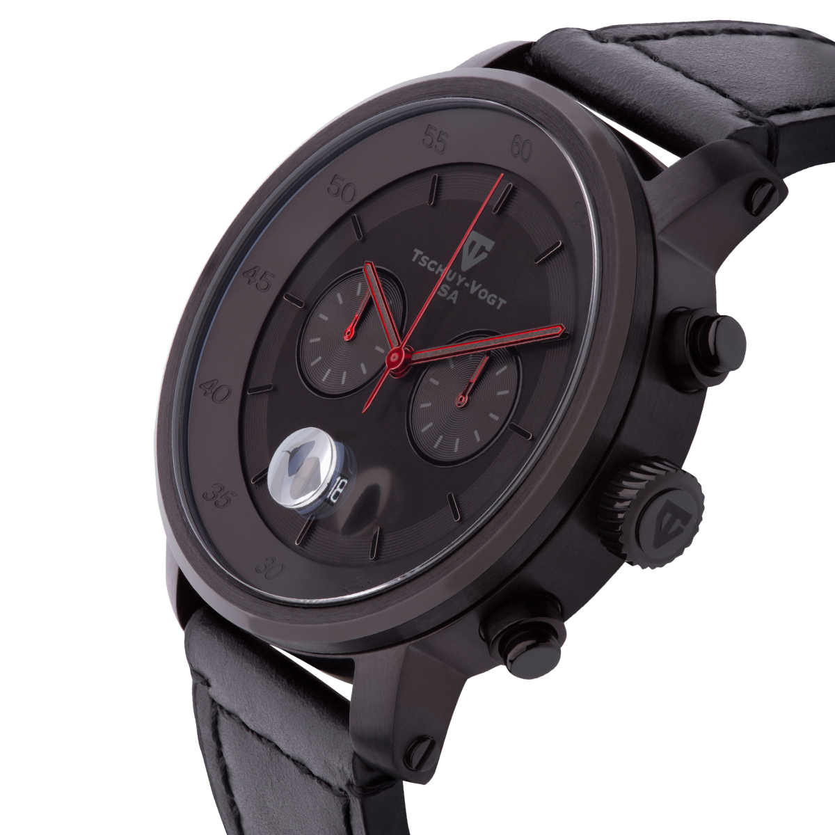 Tschuy-Vogt A20 Havoc Men's Swiss Chronograph Watch 44mm Case Sapphire ...