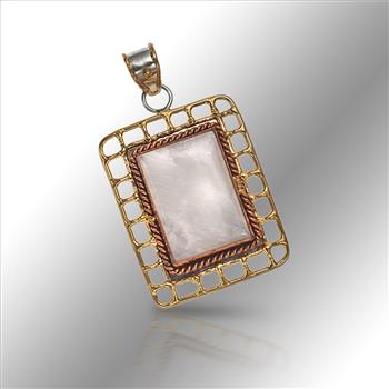 Hand-Crafted Moonstone Frame Pendant | Property Room