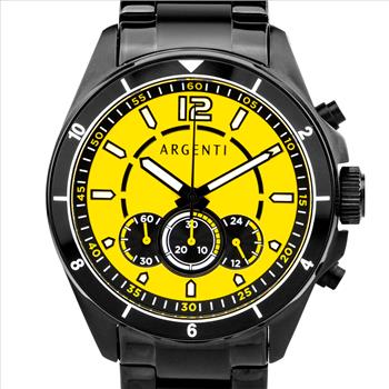 Argenti Atelier Men's Racing Style Chronograph Watch. Miyota JS50 ...