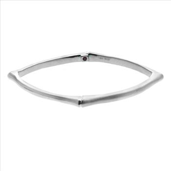 Elle Sterling Silver Square Bangle | Property Room
