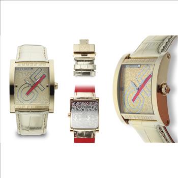 GF Ferre Repeating Logo Dial Ladies Watch | Property Room