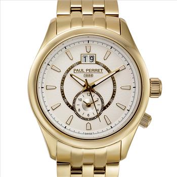 Paul Perret Musset Swiss Quartz Men's Watch Multi-Textured Dial ...