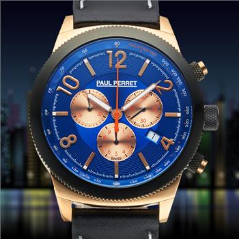 Paul Perret Swiss Chronograph Gaston Mens Watch | Property Room
