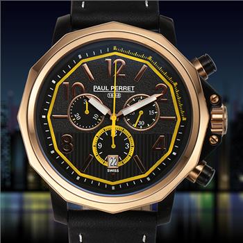 Paul Perret Swiss Chronograph Voltaire Mens Watch | Property Room