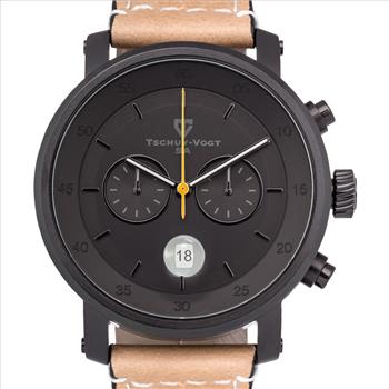 Tschuy-Vogt A20 Havoc Men's Swiss Chronograph Watch 44mm Case Sapphire ...