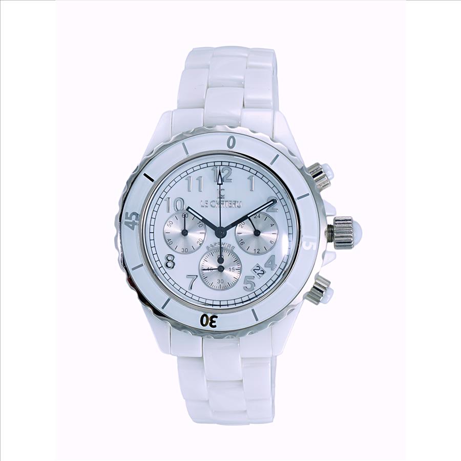 Le Chateau Ladies Watch, Multi-function Movement, - White High-Tech ...