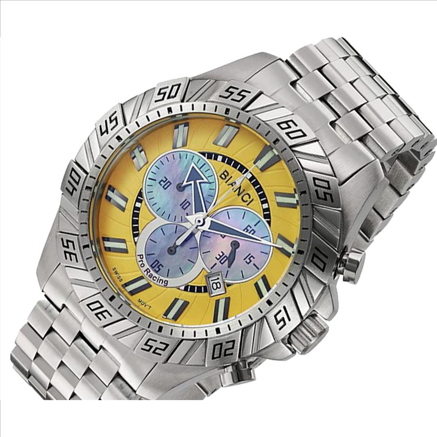 ROBERTO BIANCI Men's SWISS Chronograph Watch, MOP Date Dial, RB70600 ...