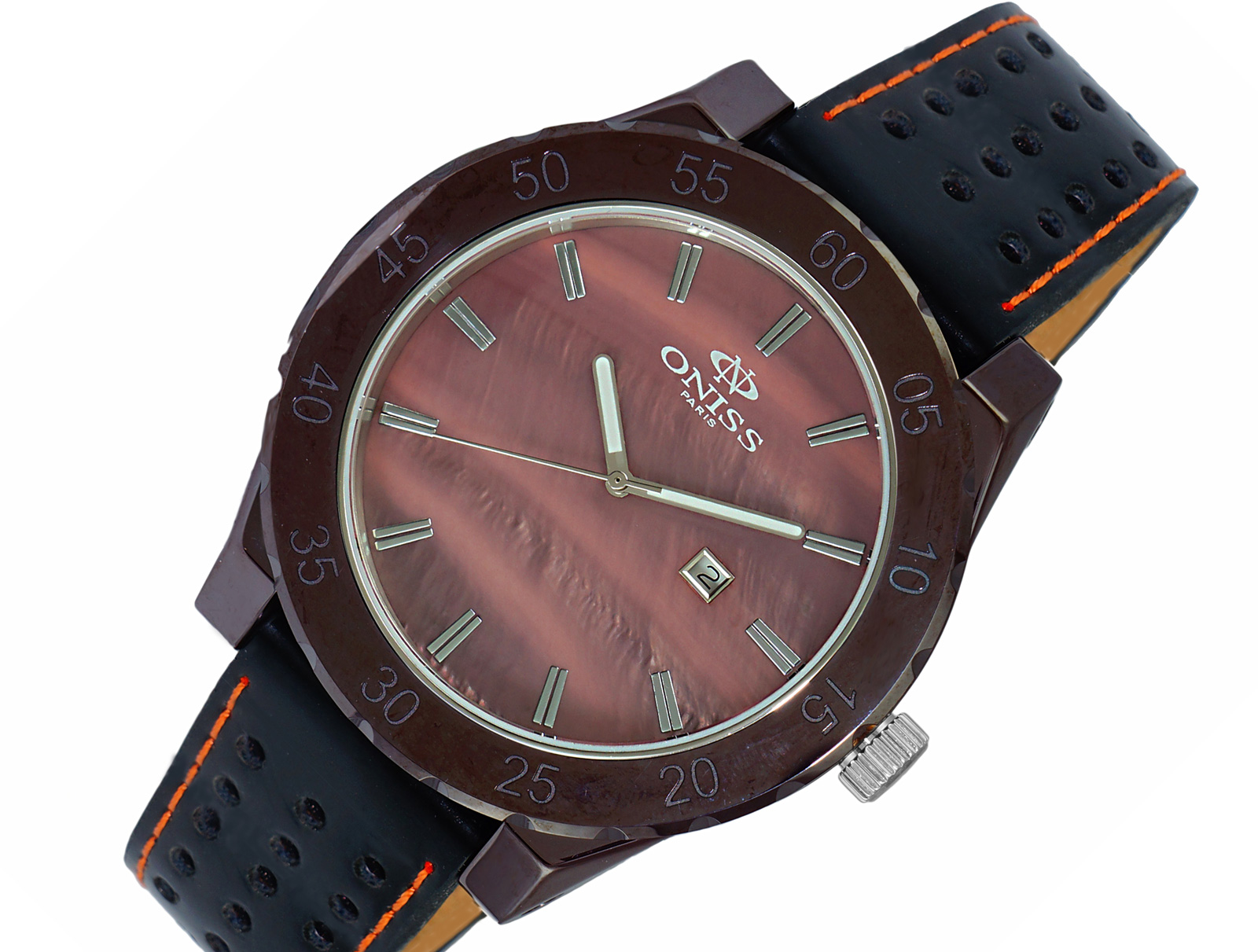ONISS Watches, SWISS MOV'T, HIGH TECH CERAMIC, MOTHER OF PEARL DIAL ...
