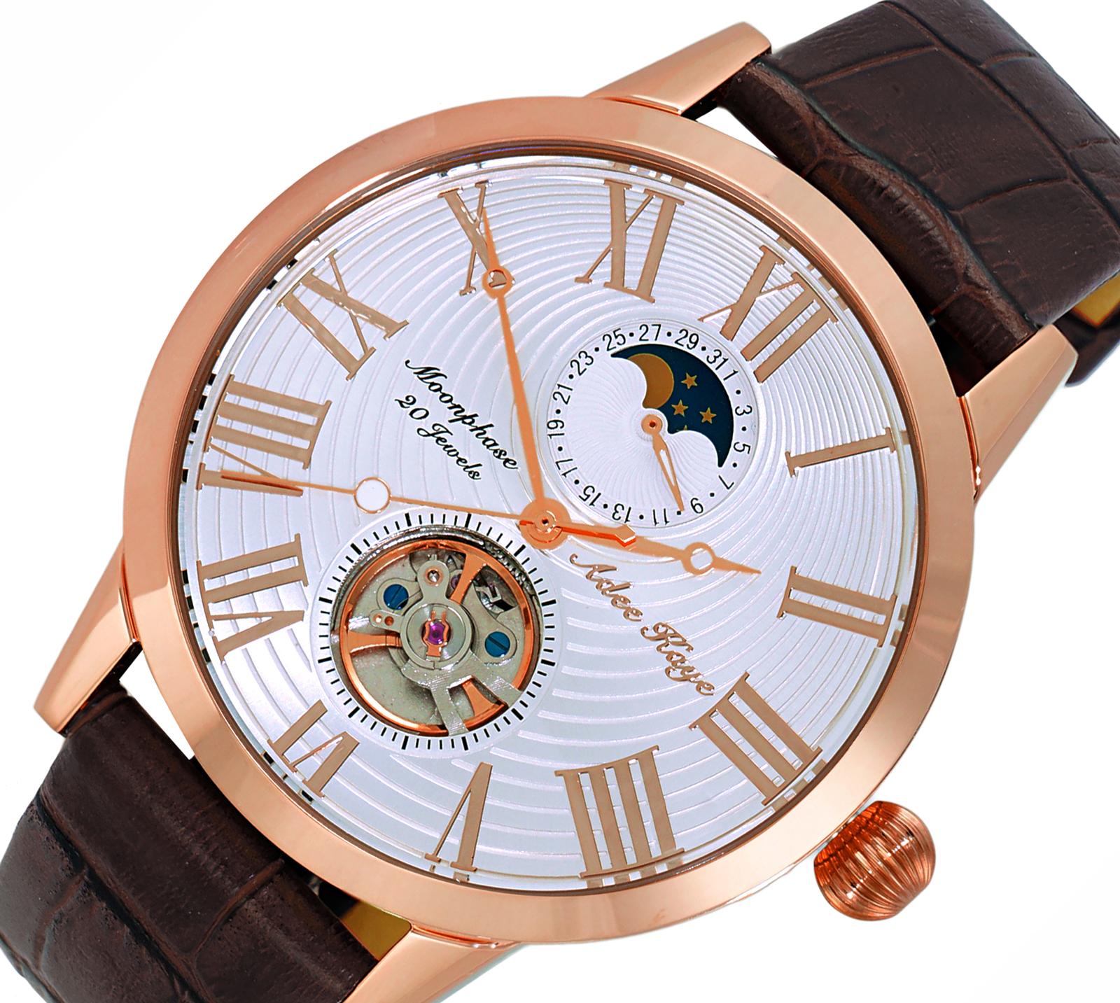 20 Jewels Automatic Movement with Moon Phase Complication, AK2269 ...