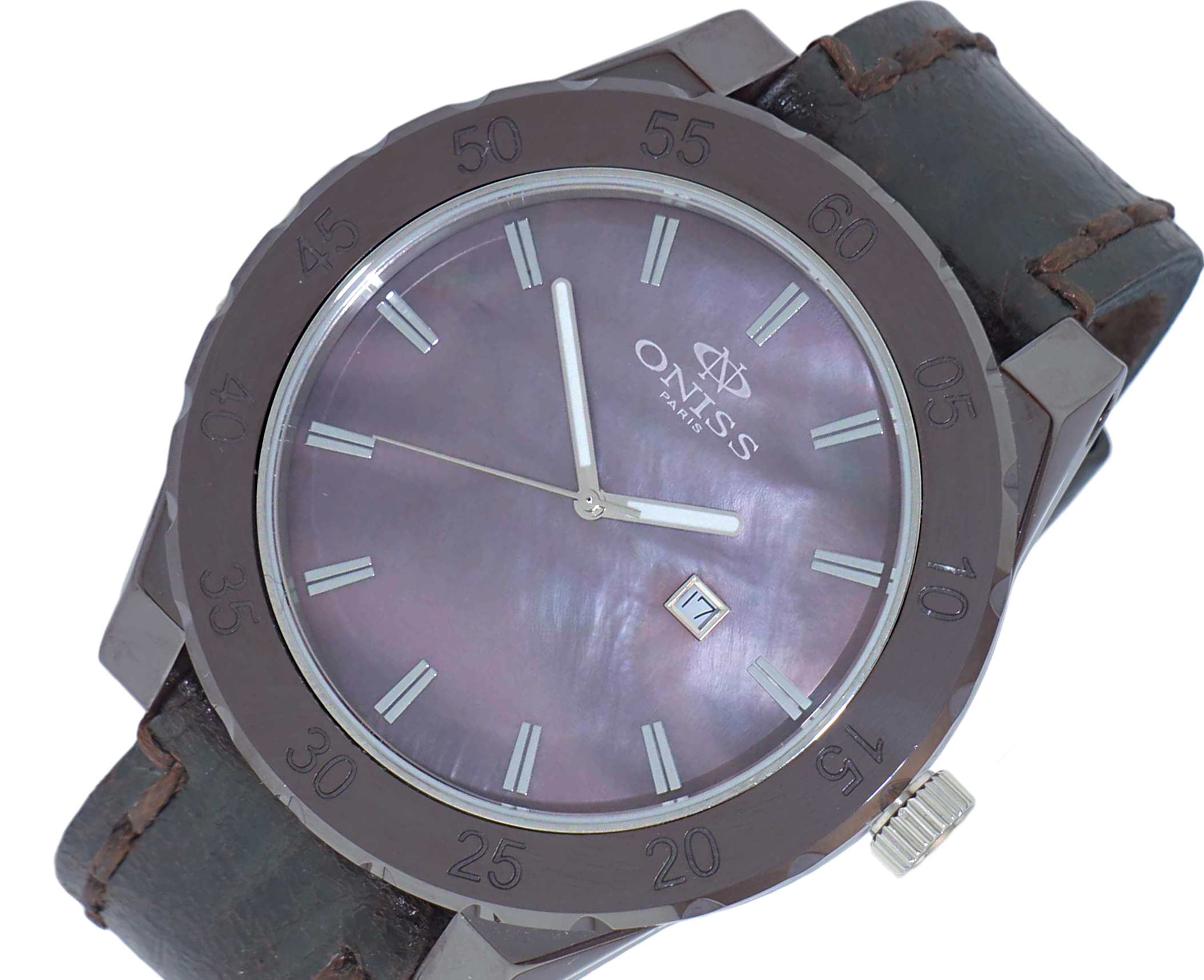ONISS SWISS MOV'T, HIGH TECH CERAMIC, MOTHER OF PEARL DIAL , VINTAGE ...
